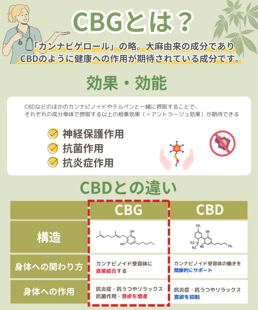 CBGとは？CBDとの違いや違法性・効果・効能をまるっと解説！ | CBD JAPAN